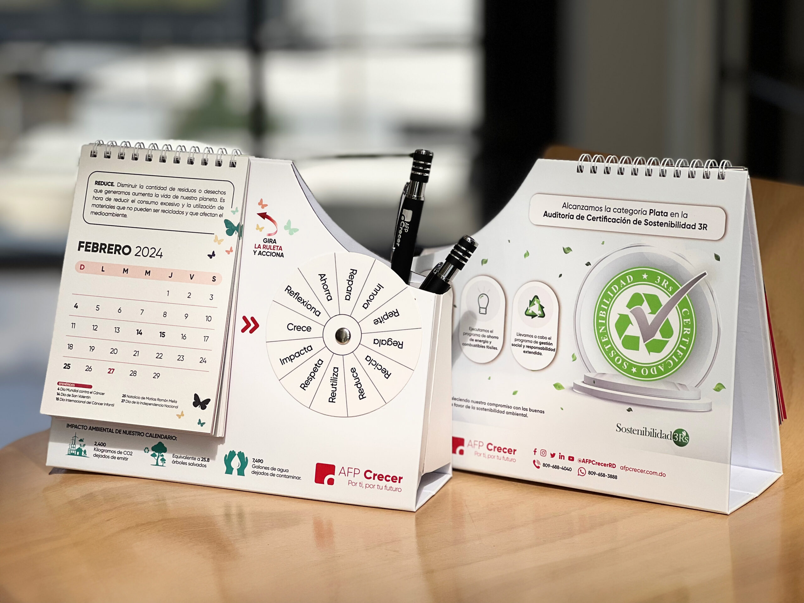 AFP Crecer Impulsa la Sostenibilidad con su Primer Calendario Reciclado ...